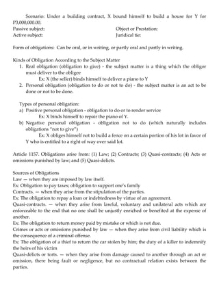 Obligations and contracts | PDF