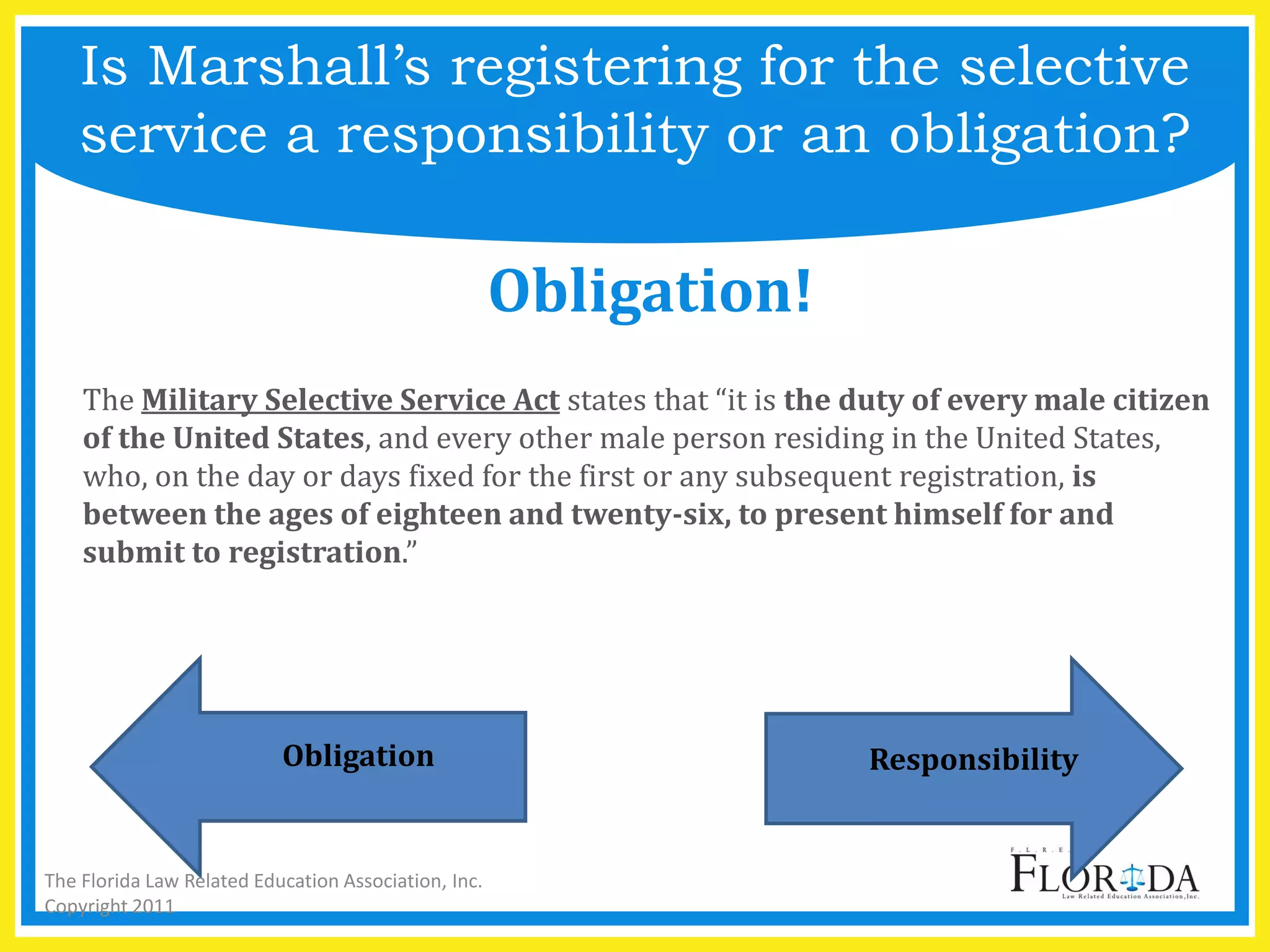 Obligations and responsibilities presentation 2.2 | PPTX