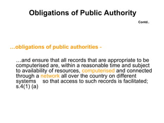 Obligations Of Public Authorities | PPT