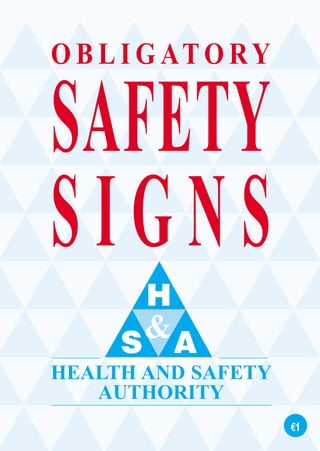 Obligatory safety signs | PDF