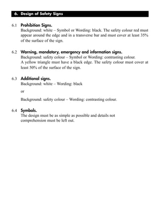 Obligatory safety signs | PDF