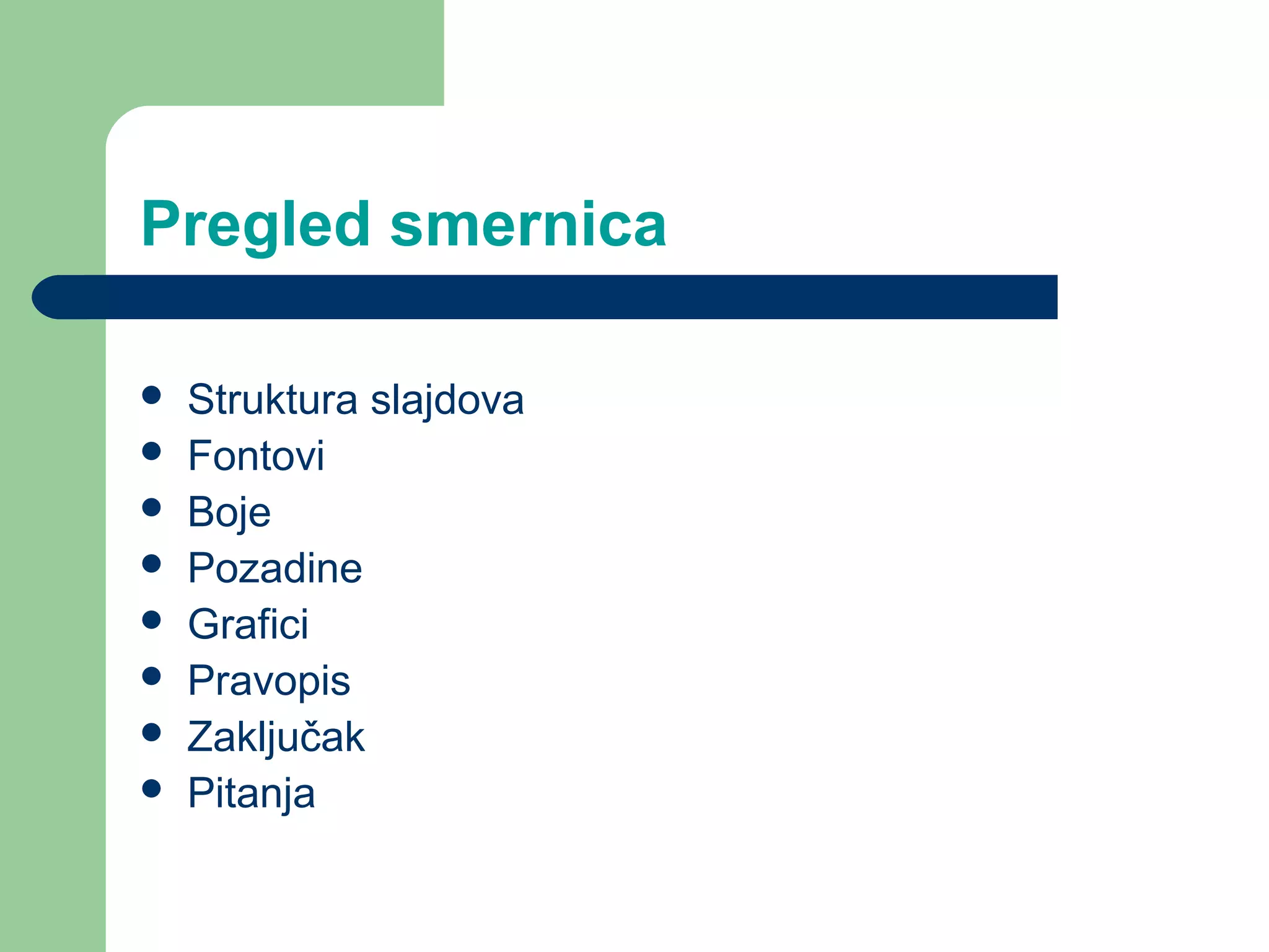 Oblikovanje prezentacije | PPT