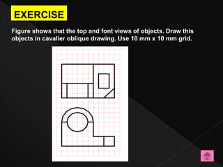 Oblique Drawing Exercises