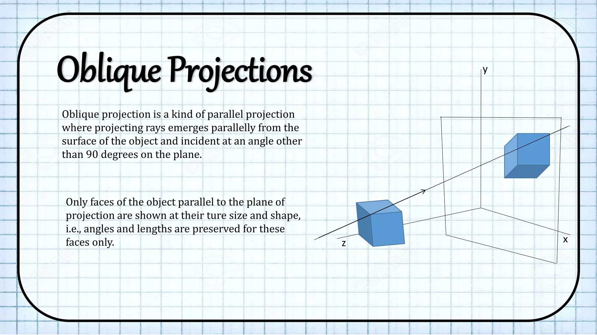 Oblique Projections | PPTX