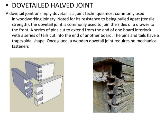 Oblique shouldered joints | PPT
