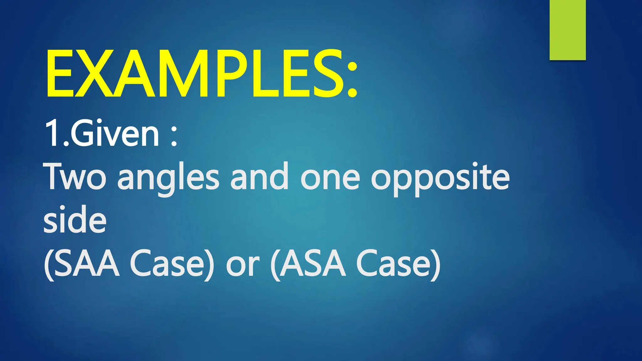 OBLIQUE TRIANGLES fourth quarter lesson in math grade 9 | PPTX