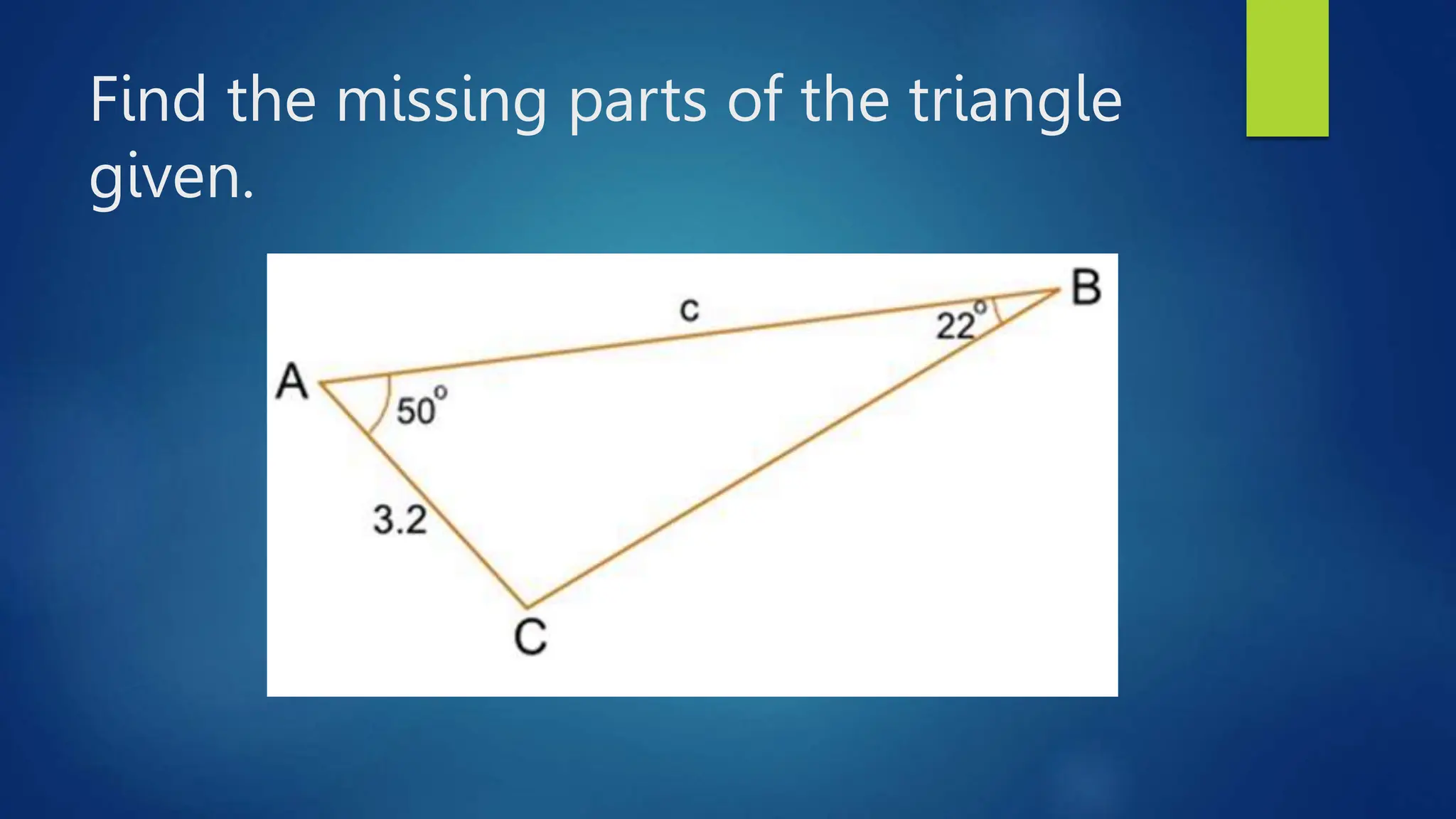 OBLIQUE TRIANGLES fourth quarter lesson in math grade 9 | PPTX