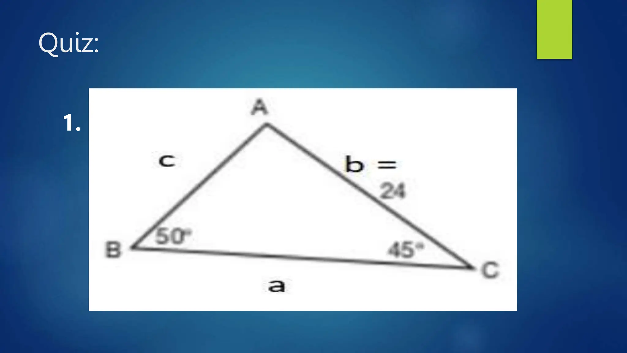 OBLIQUE TRIANGLES fourth quarter lesson in math grade 9 | PPTX