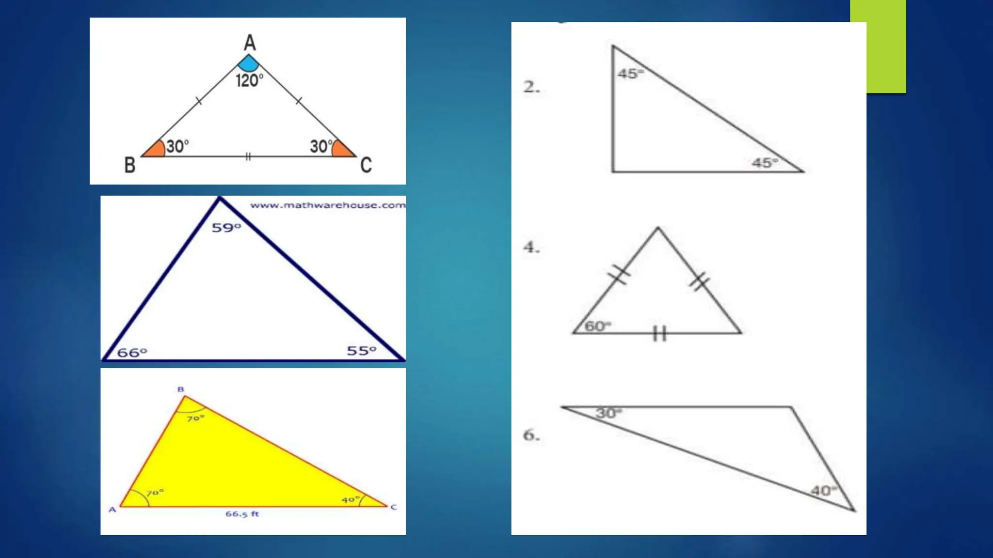 OBLIQUE TRIANGLES fourth quarter lesson in math grade 9 | PPTX