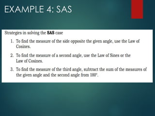 Oblique Triangles Using The Law of Sines and Law of Cosines.ppt