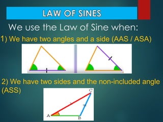 Oblique Triangles Using The Law of Sines and Law of Cosines.ppt