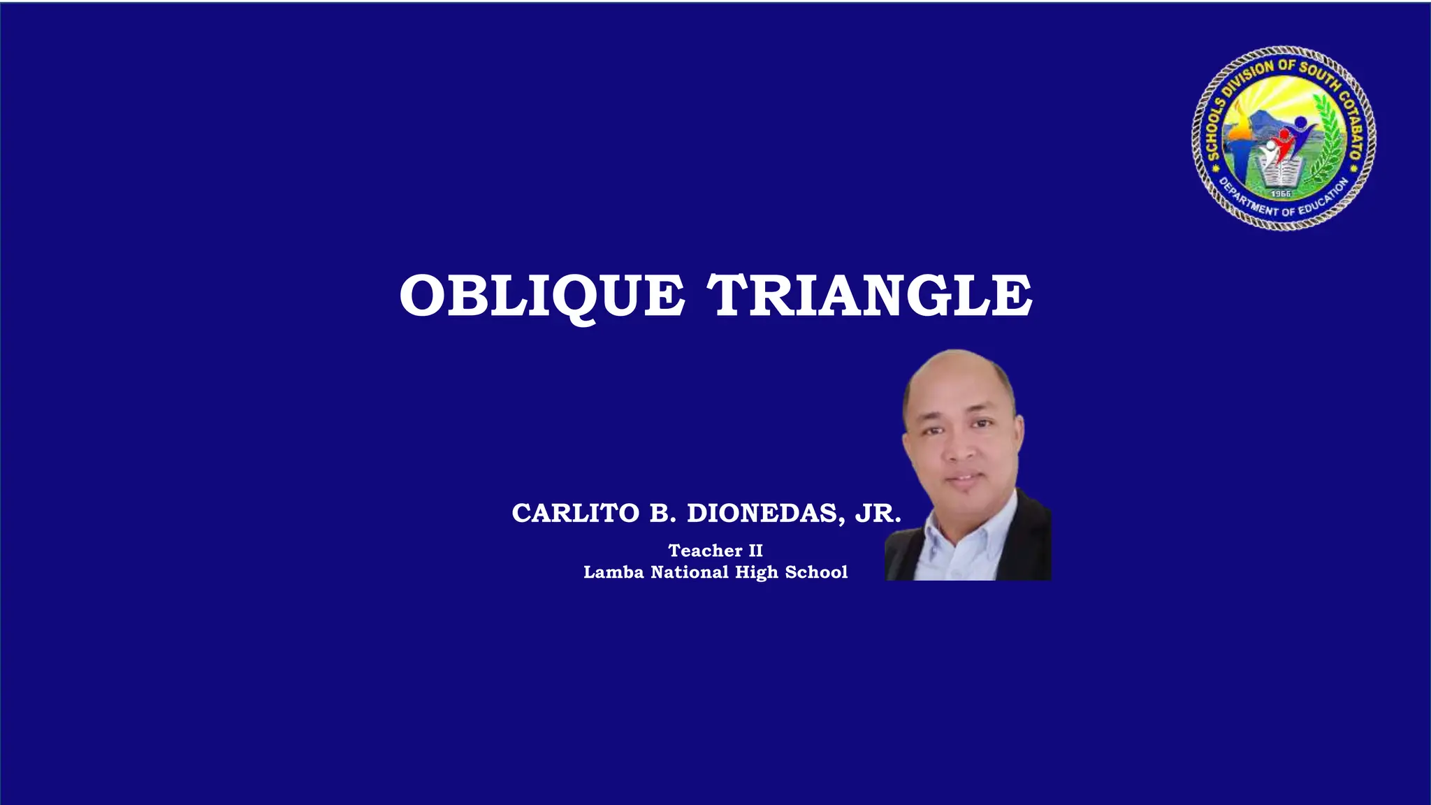 OBLIQUE TRIANGLES .pptx