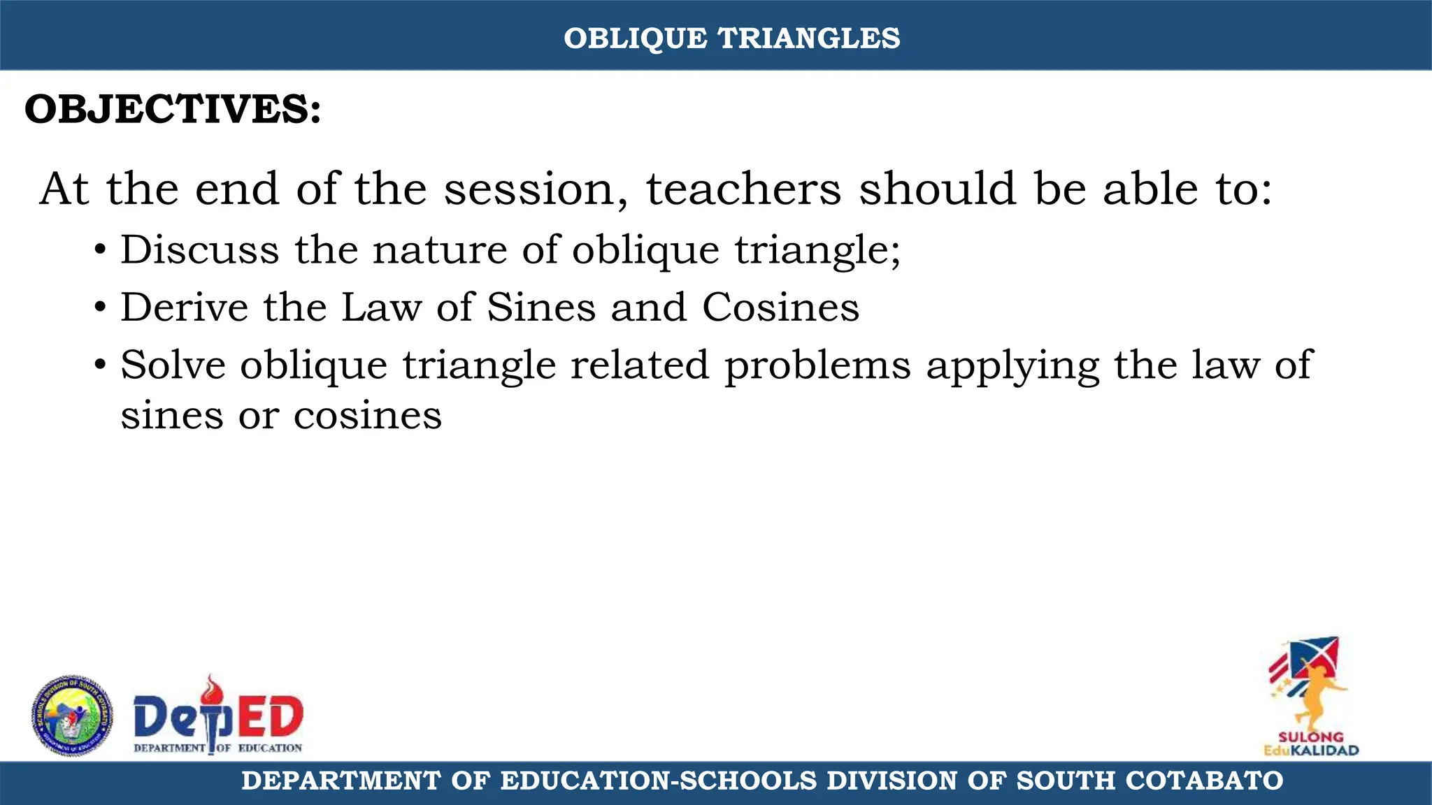 OBLIQUE TRIANGLES .pptx