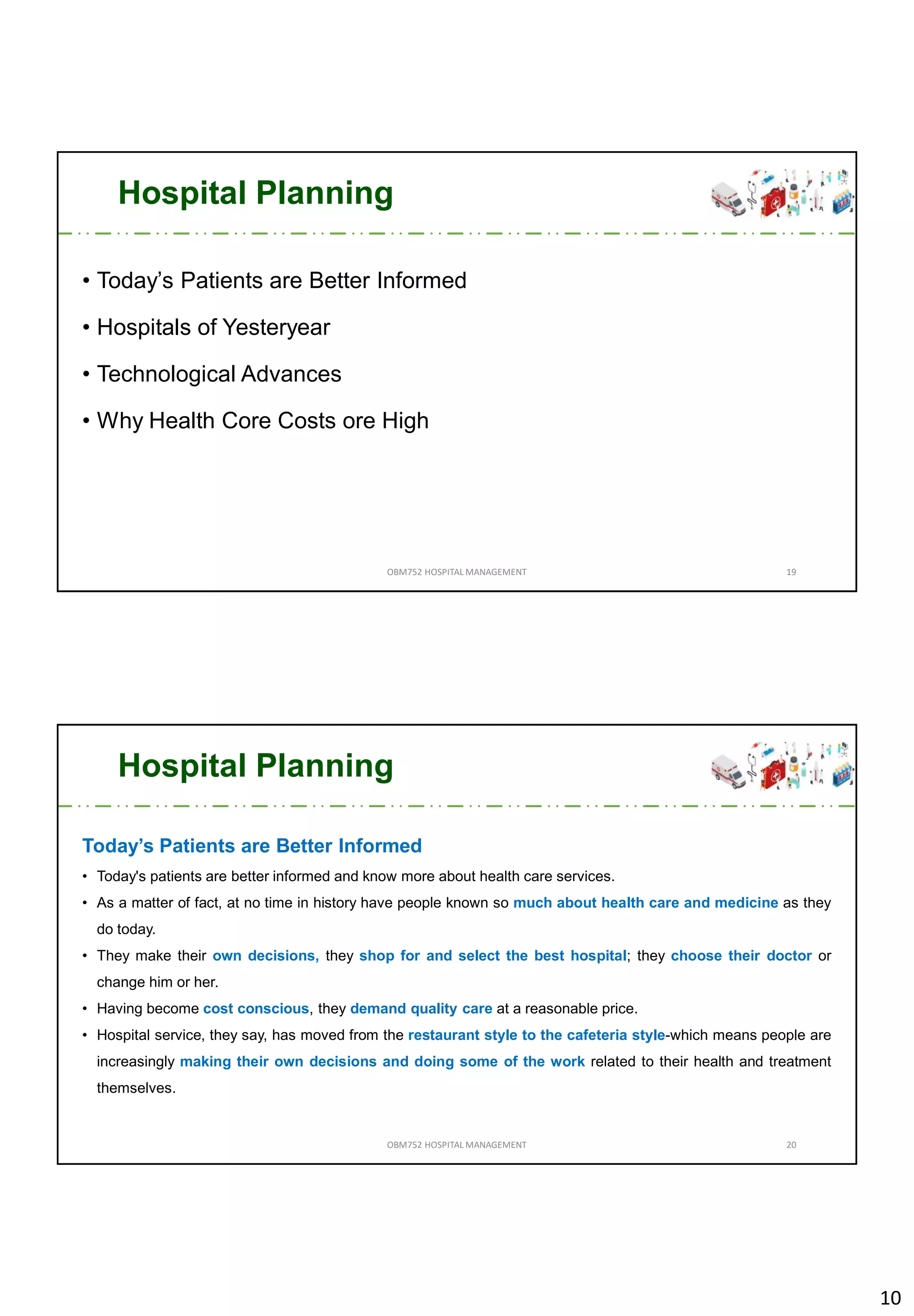 OBM752-Hospital Management Unit:1 | PDF