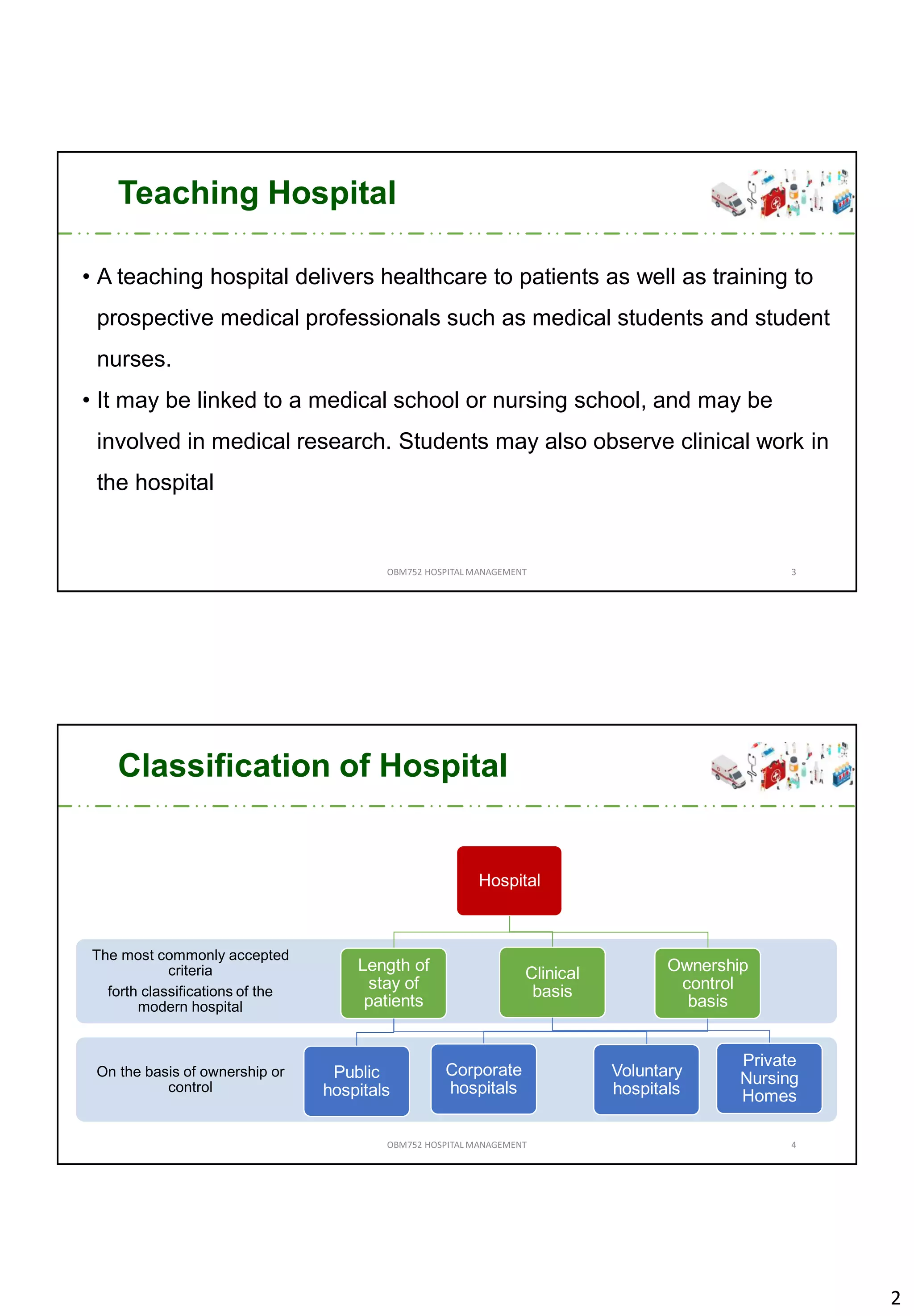 OBM752-Hospital Management Unit:1 | PDF