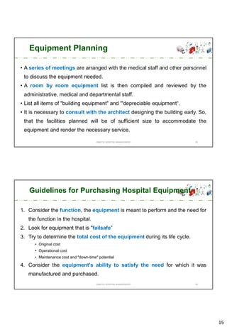 OBM752-Hospital Management Unit:1 | PDF