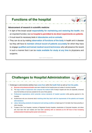 OBM752-Hospital Management Unit:1 | PDF