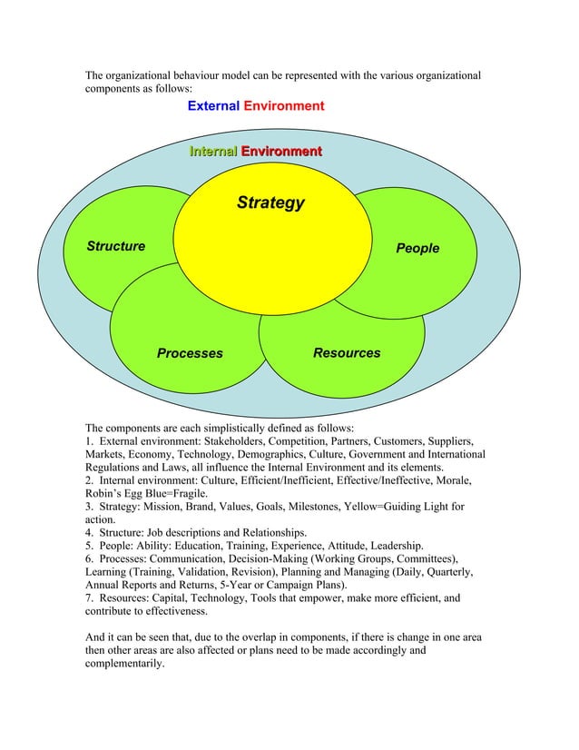 OB Model of Organizations | DOC