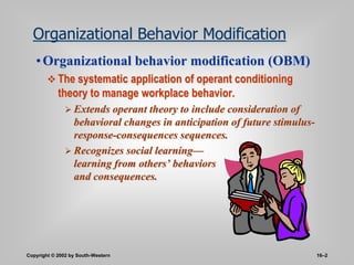 Ob modification & job design | PPTX