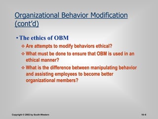Ob modification & job design | PPTX