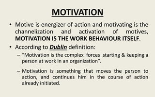 Leadership and Motivation | PPTX