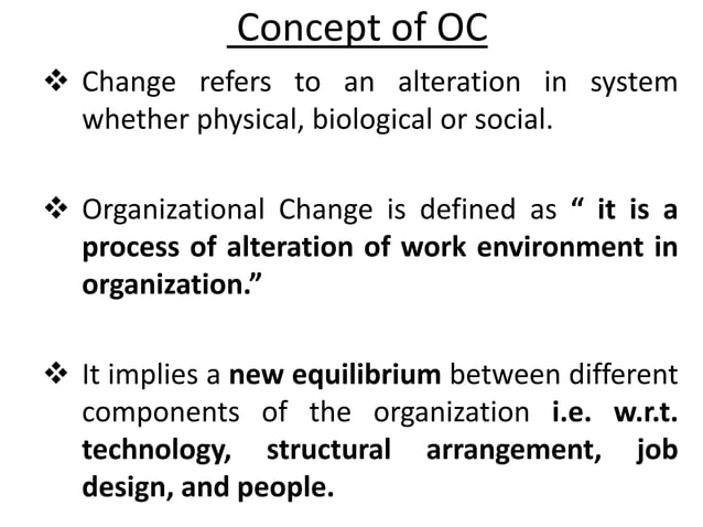 Management of Change | PPTX | Business | Business and Finance