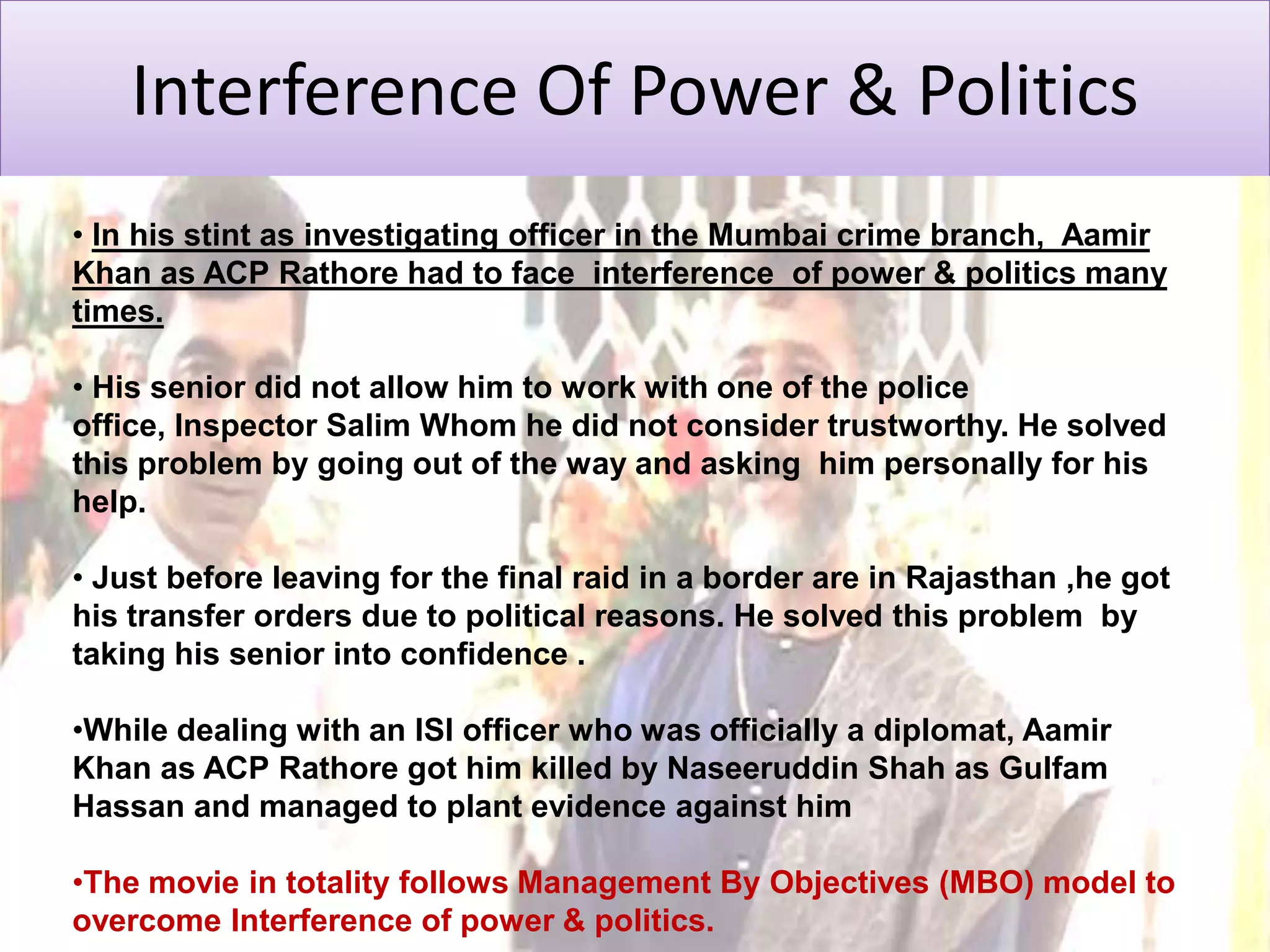 Ob movie presentation sarfarosh | PPTX | Movies | Entertainment