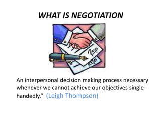 Negotiation | PPTX | Business and Finance