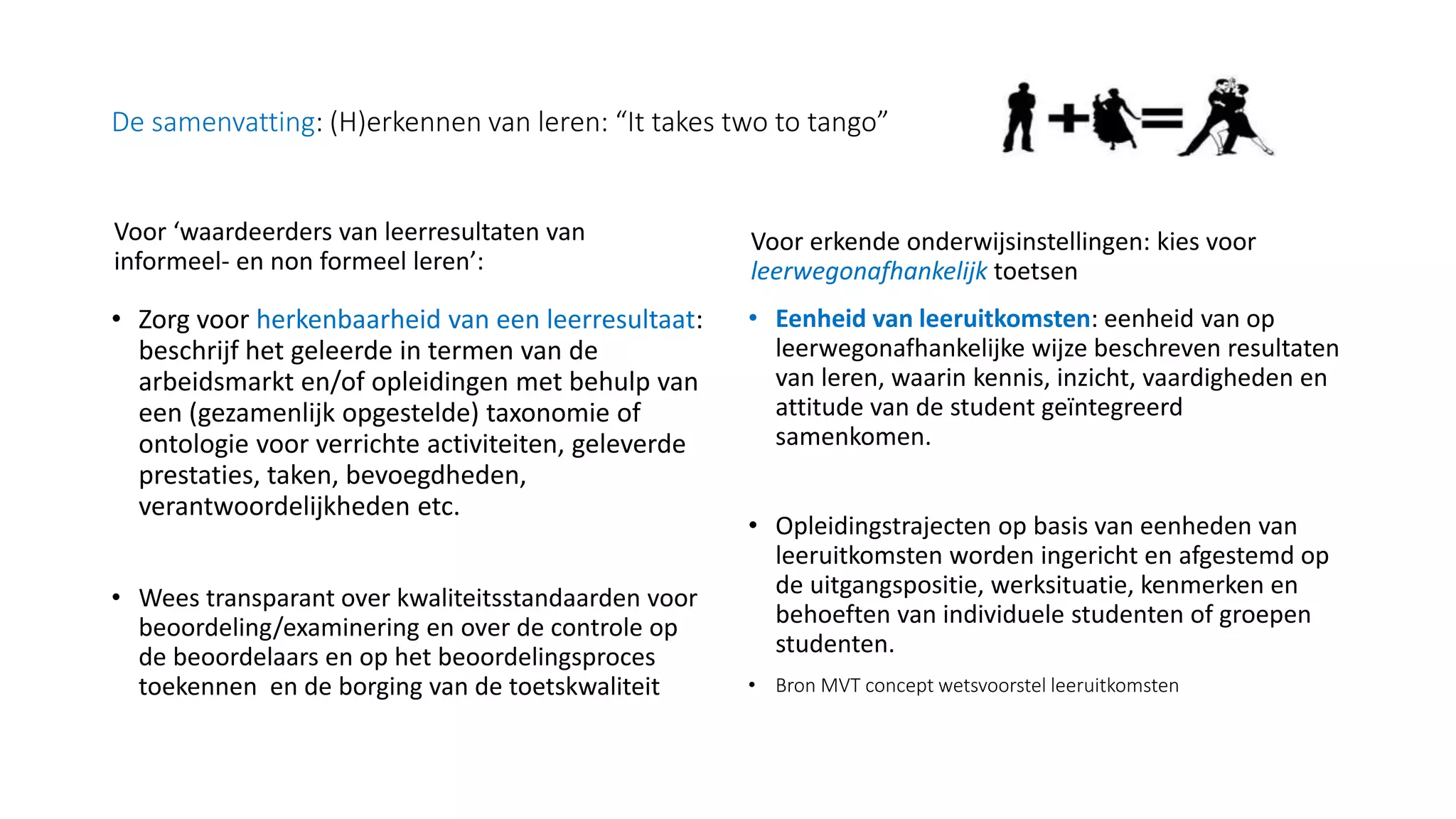 Op waarde geschat: het verbeteren van de aansluiting van resultaten van ...