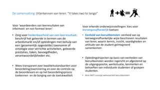 Op waarde geschat: het verbeteren van de aansluiting van resultaten van ...