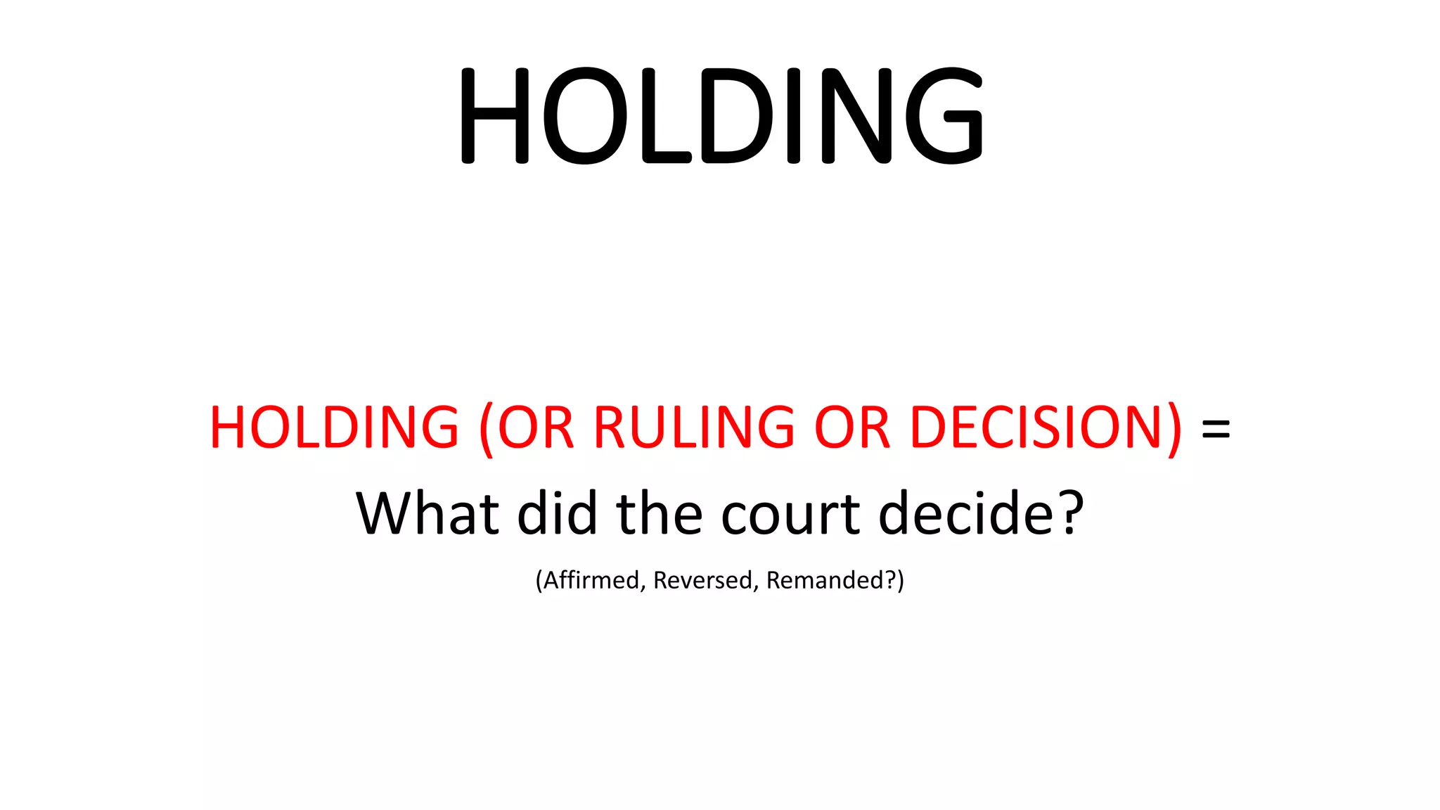 How to Brief a Legal Case | PPTX