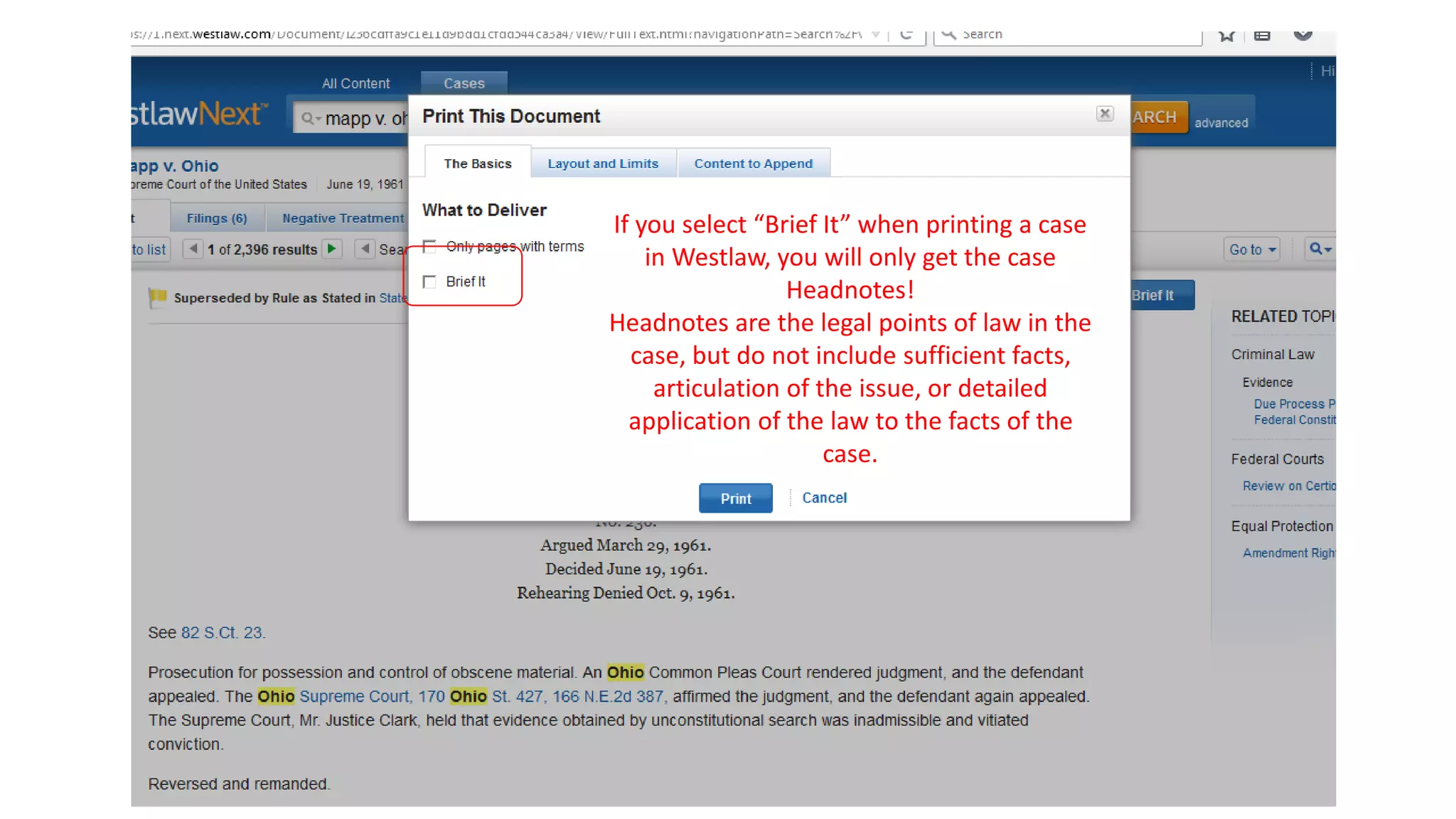 How to Brief a Legal Case | PPTX