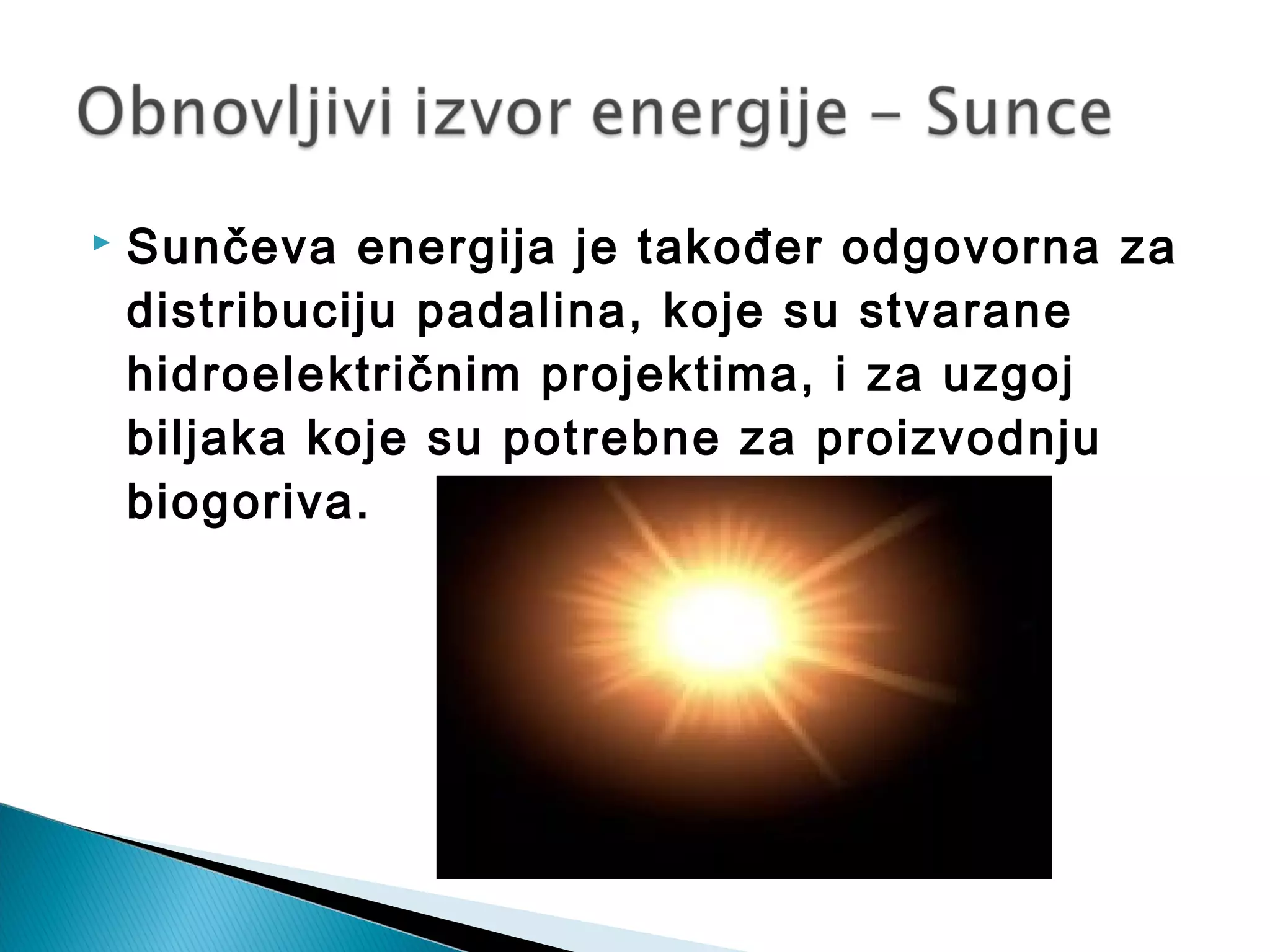 Obnovljivi izvori energije | PPT