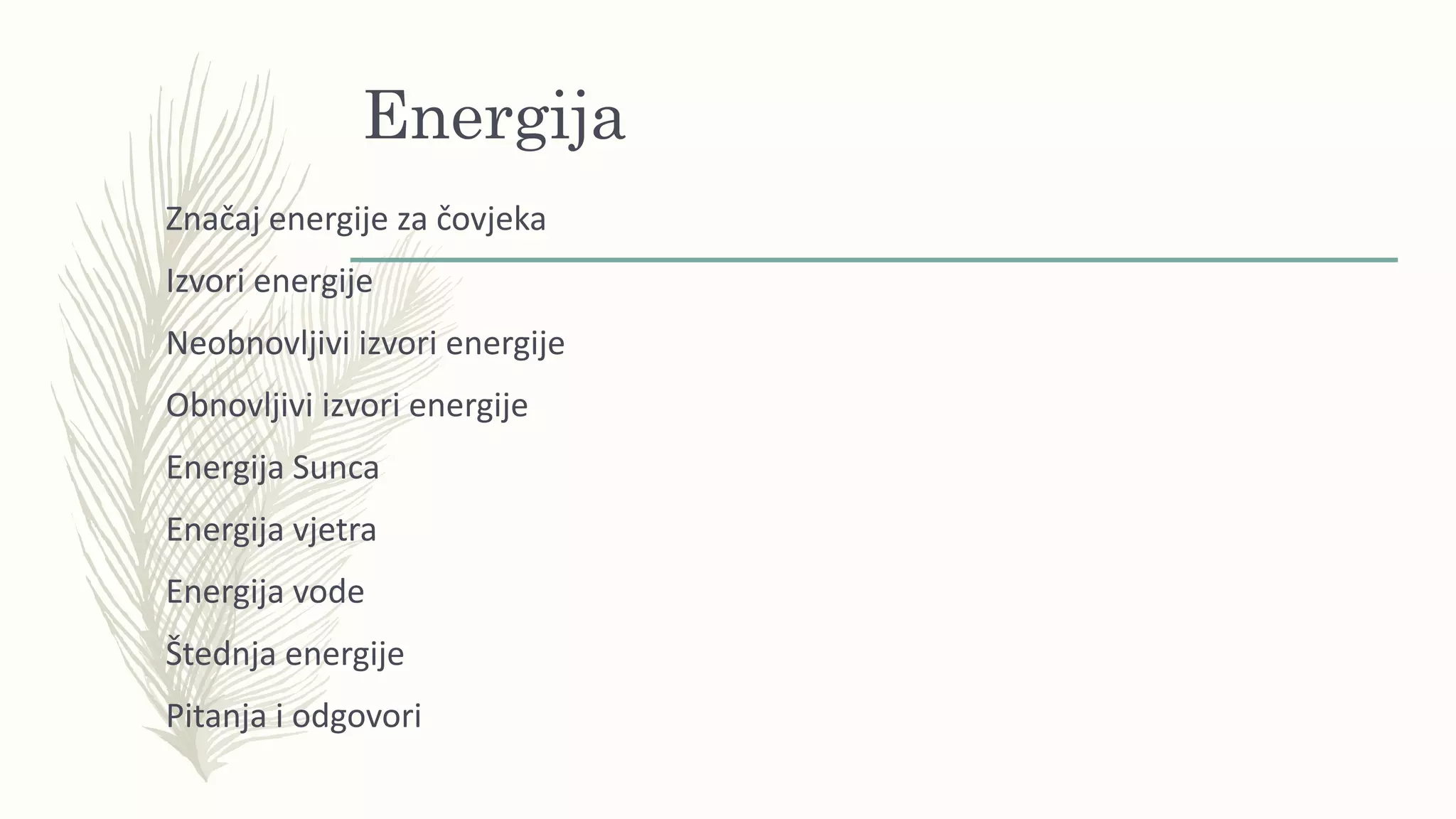 Obnovljivi izvori energije u prirodi | PPTX