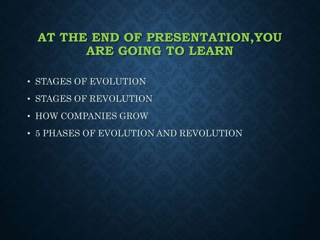 Evolution and Revolution as organizations Grow | PPTX | Executive ...
