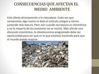 Obolescencia programada | PPTX