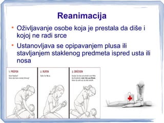 Oboljenja krvnog sistema, prva pomoć i reanimacija | PPT