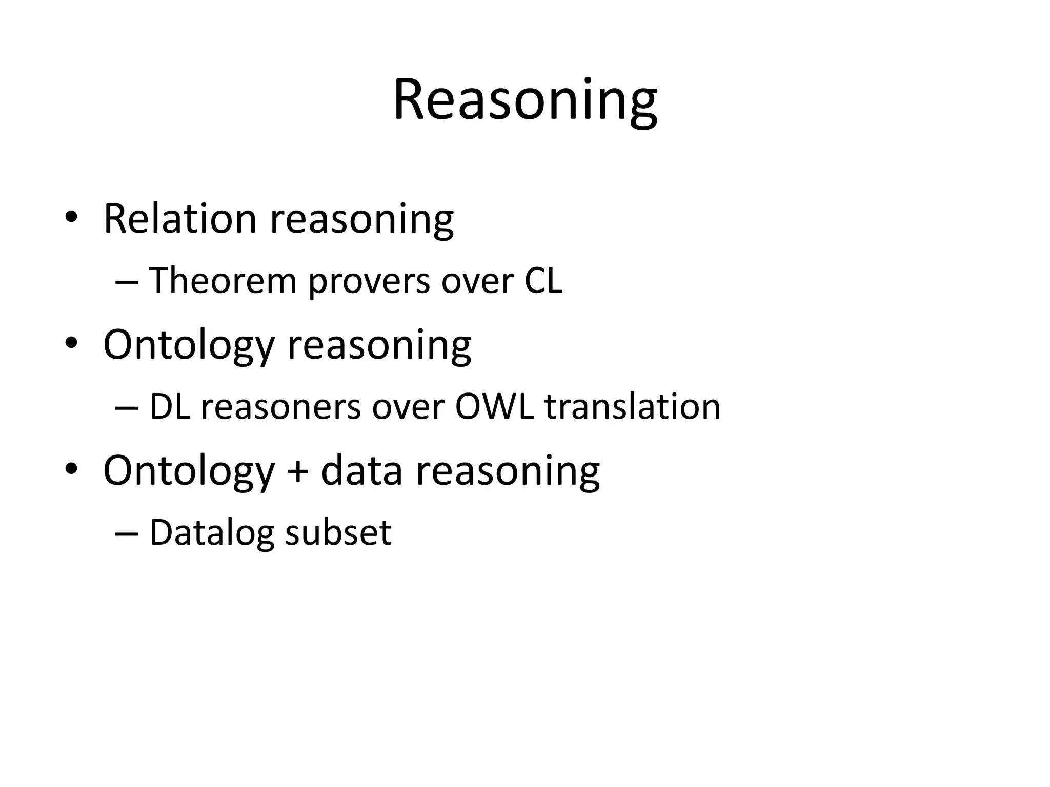 Obo and common logic | PPTX | Science