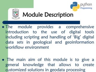 Obop 210 intro to python programming environment | PPT