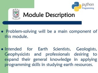 Obop 210 intro to python programming environment | PPT