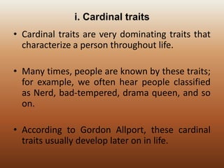 Personality and Attitudes | PPTX