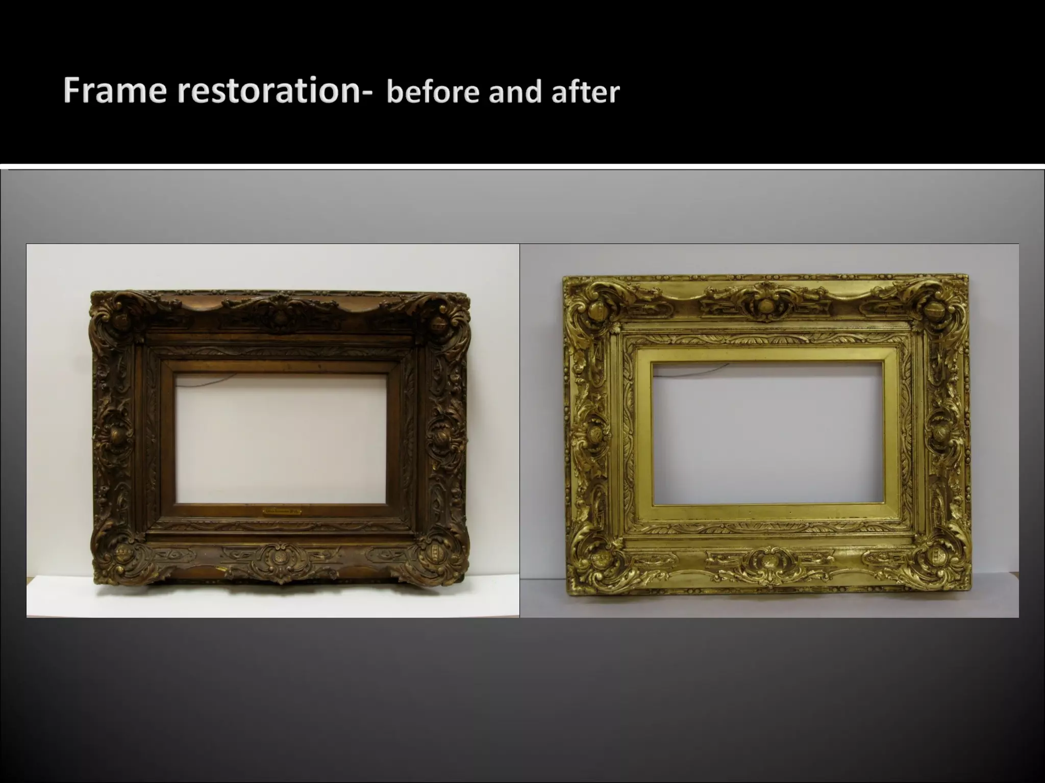 Fine Art Restoration Examples | PPT