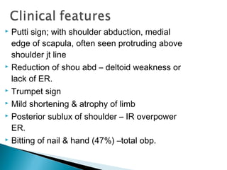 Obstetric brachial plexus Palsy | PPT