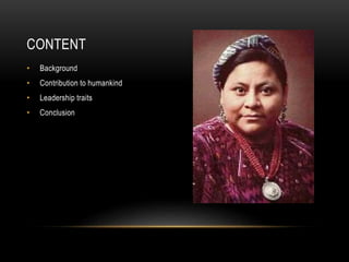 Rigoberta Menchú Presentation | PPTX