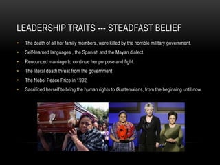 Rigoberta Menchú Presentation | PPTX