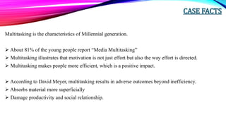 OB presentation on Multitasking from the concept of Motivation | PPTX