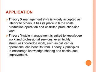 Theory X Leadership Styles