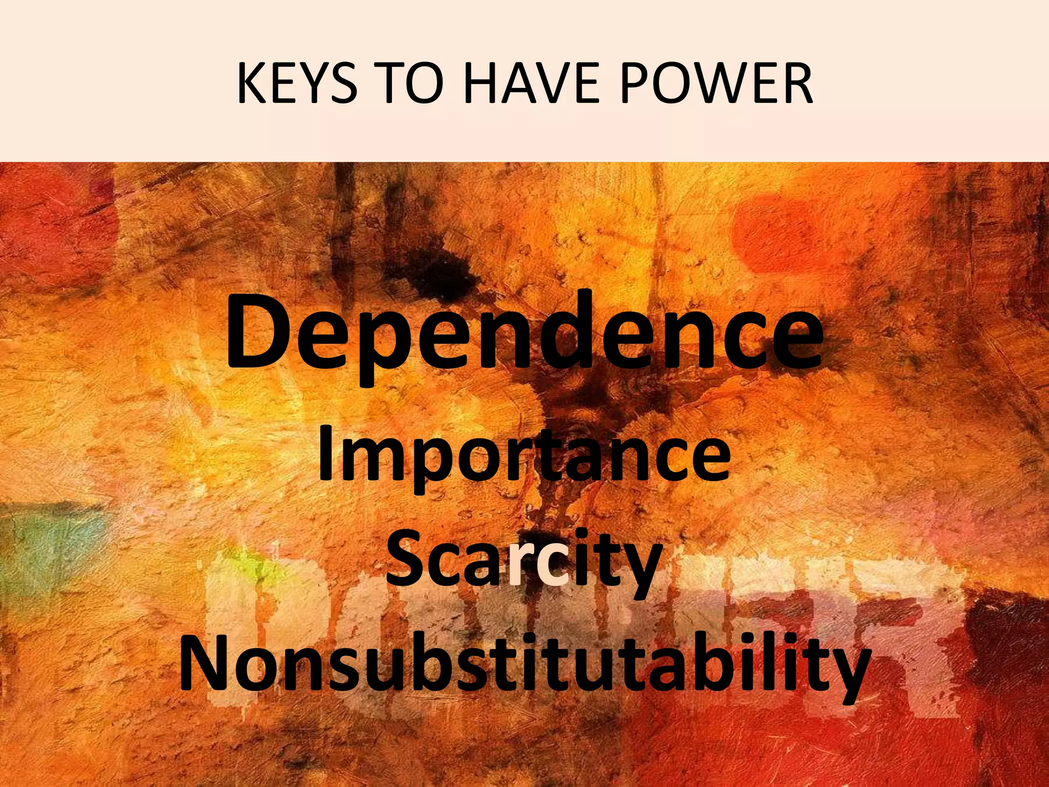 Power and Politics in an Organization | PPTX