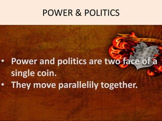 Power and Politics in an Organization | PPTX