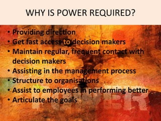 Power and Politics in an Organization | PPTX